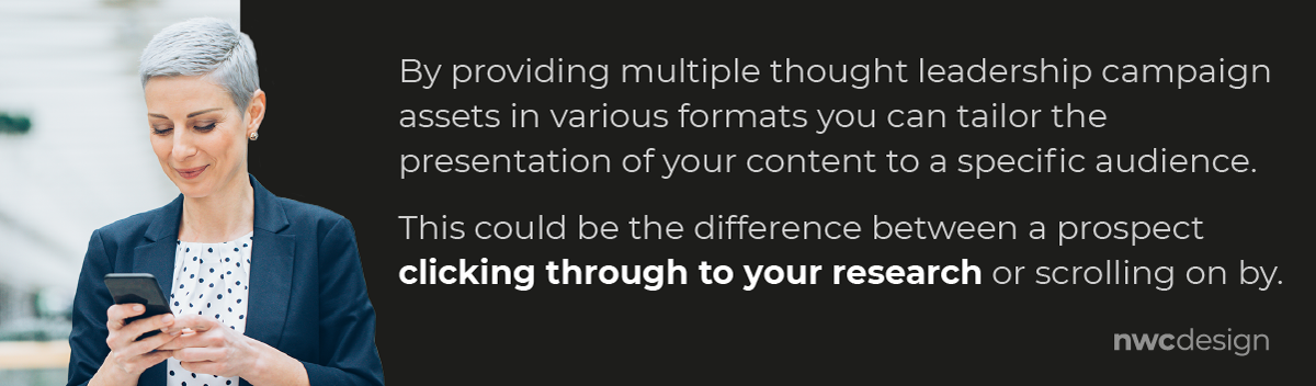 Thought leadership campaign assets: Reach farther, achieve more - NWC
